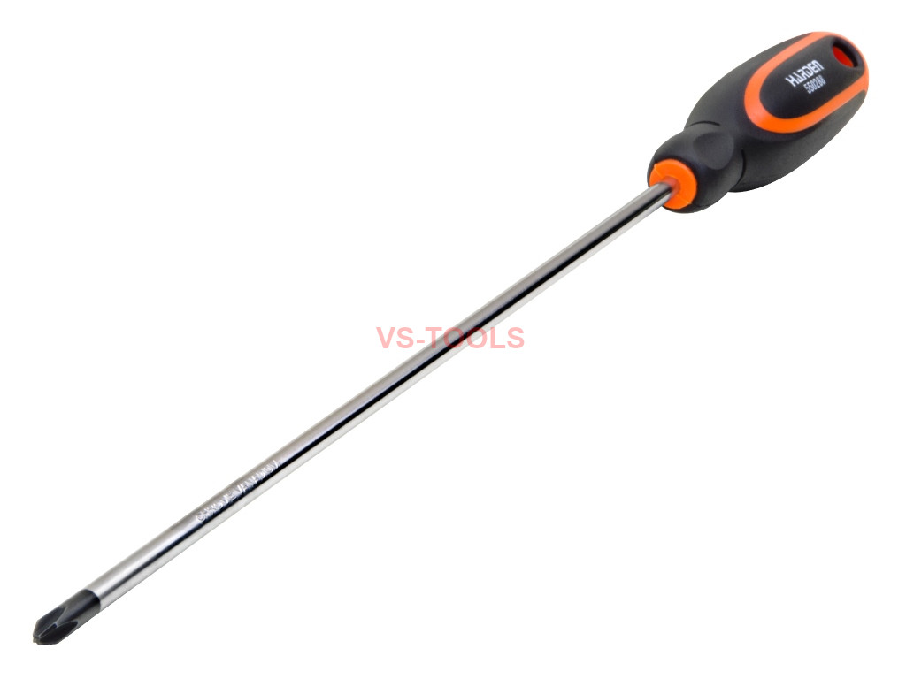 PH2x300mm Phillips Cross Point Screwdriver Magnetic Tip Rubber